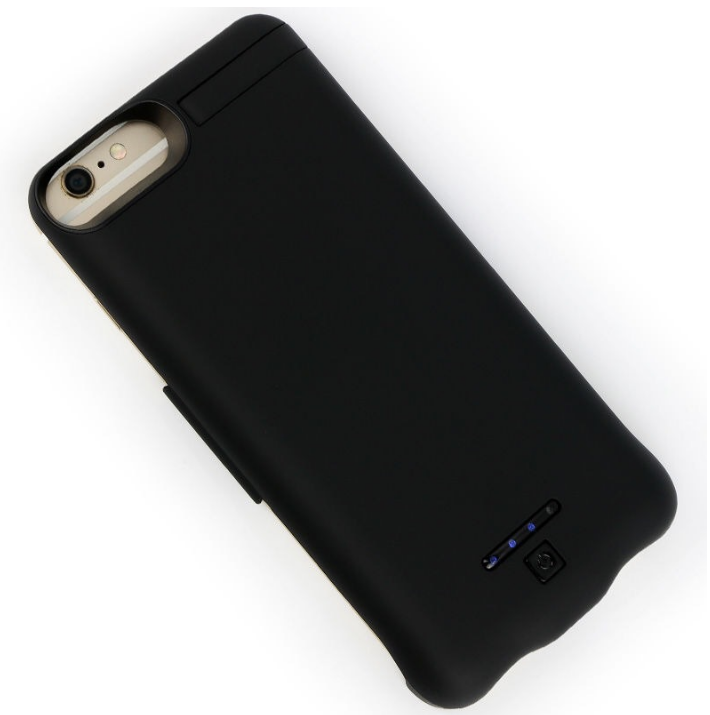 Чехол-бампер MyPads со встроенной батарей 10000mAh для iPhone 7 Plus/iPhone 8 Plus черный