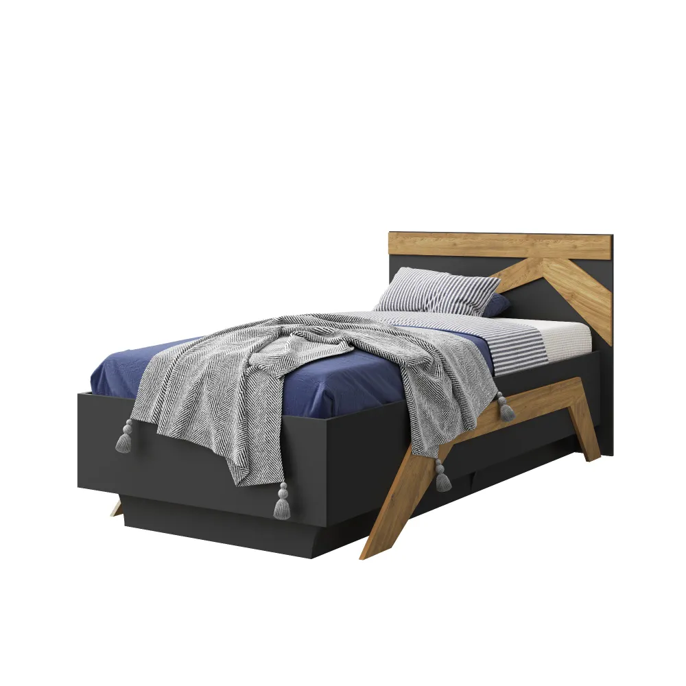 Односпальная кровать 900 Скандинавия, 90х200 см, КМК Мебель