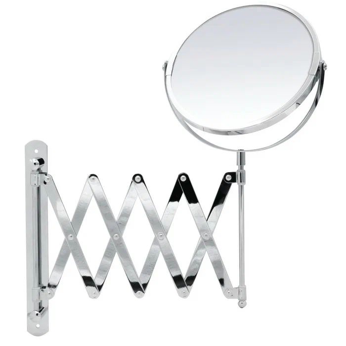 Зеркало косметическое подвесное Jannin 1х/2х-увелич. хром