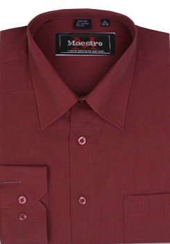Рубашка мужская Maestro KR-69 красная 41/178-186