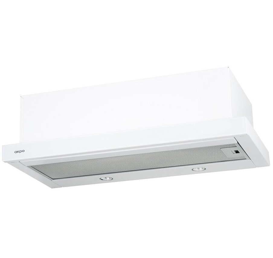 Вытяжка встраиваемая AKPO WK-7 Light eco glass 50 1М White