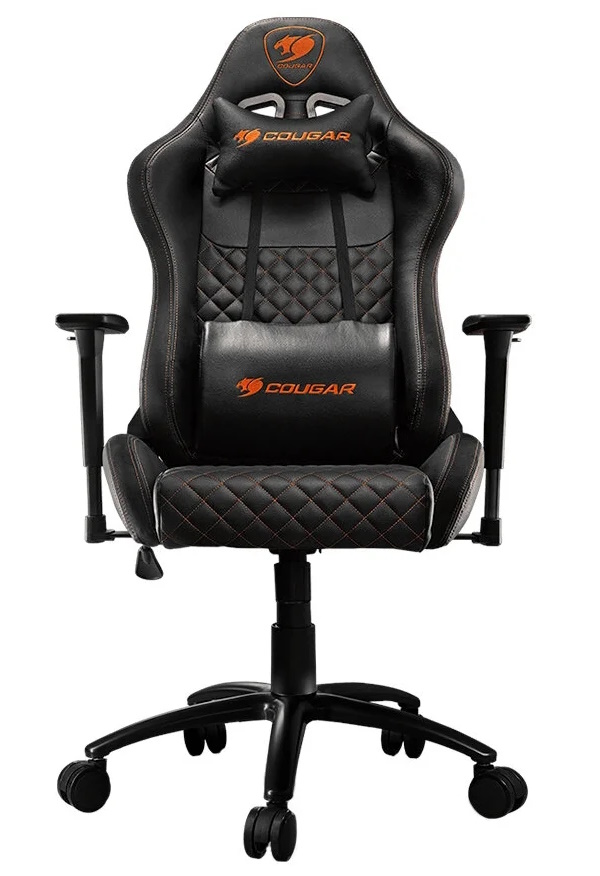 Кресло компьютерное игровое, офисное, геймерский игровой стул Cougar RAMPART Black