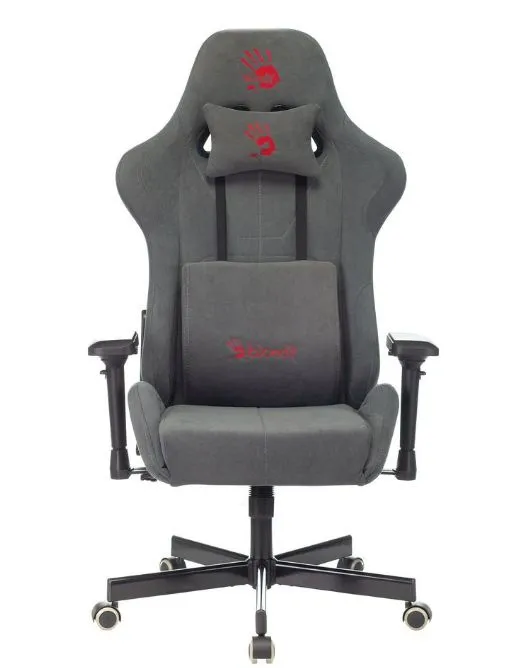 Кресло игровое A4Tech Bloody GC-740 цвет серый, крестовина металл (1596542)