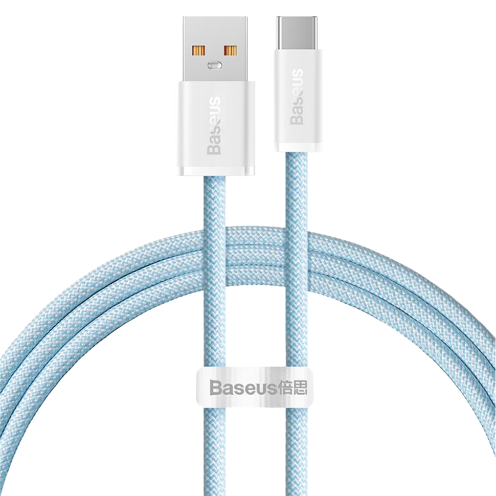 Кабель USB - Type-C Baseus 2 м голубой, синий