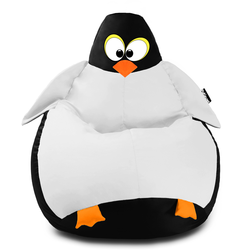 Внешний чехол PUFON Пингвин XXXL, Черно-белый