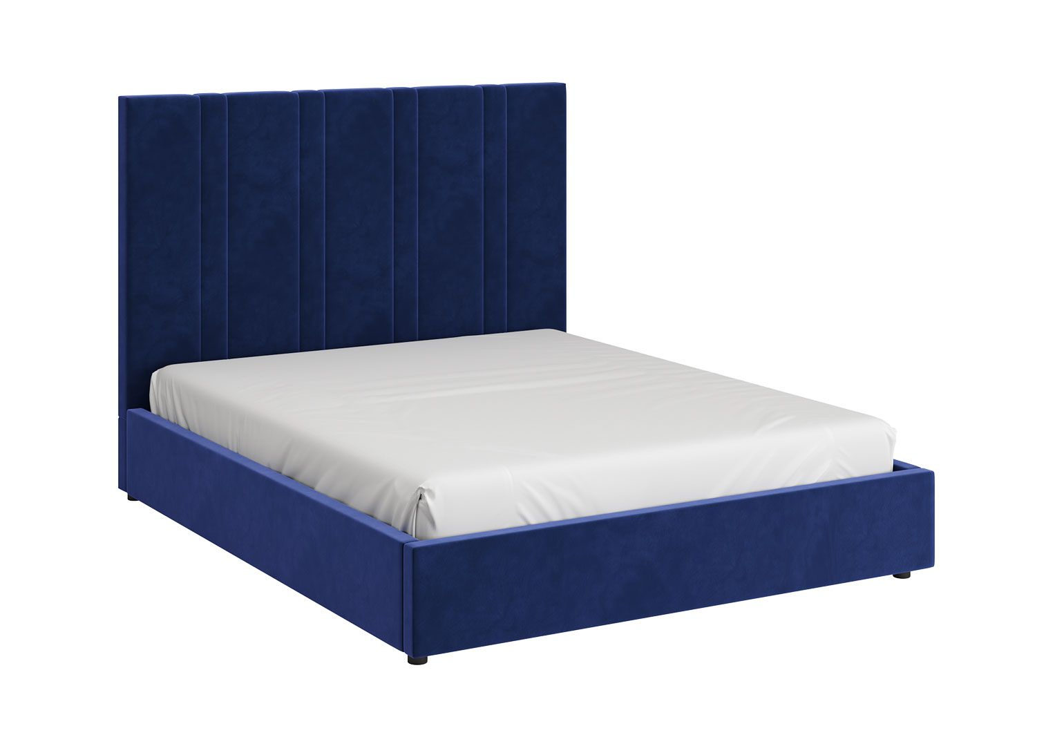 Кровать Bravo Мебель Харви 160х200 вариант 3, Глубокий синий