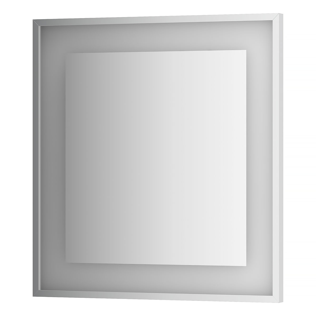 Зеркало в багетной раме со встроенной Led-подсветкой Evoform BY 2202, 75х70 3000 К