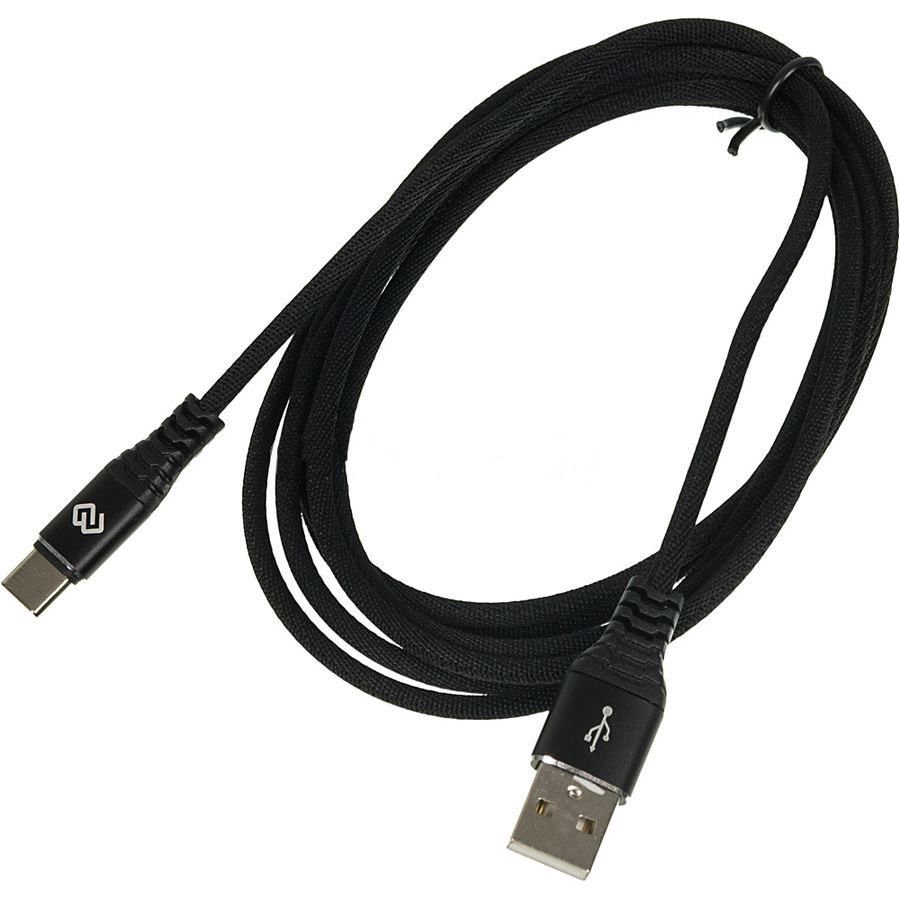 Кабель Digma USB A(m)-USB Type-C (m) 2м black