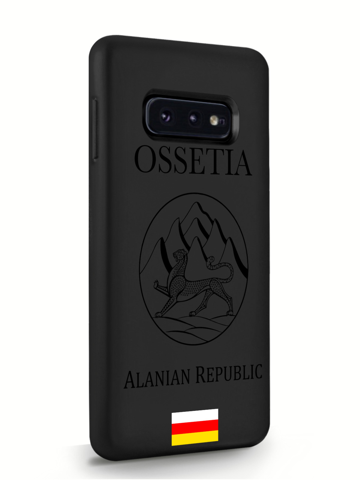 Чехол MustHaveCase для Samsung Galaxy S10E Черный лаковый Герб Северной Осетии черный
