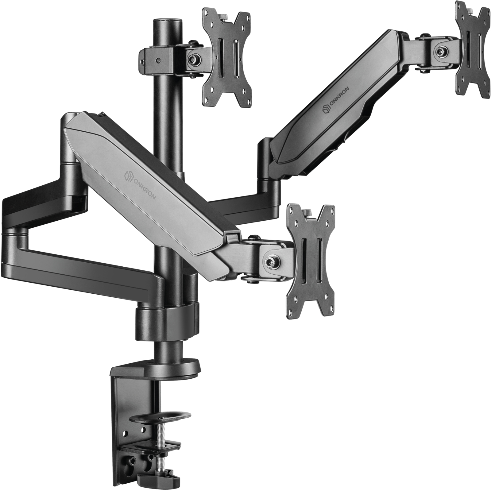 Кронштейн для трех мониторов 13"-32" ONKRON G280, чёрный