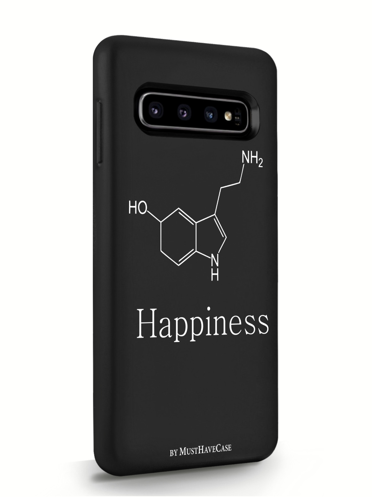 Чехол MustHaveCase для Samsung Galaxy S10 Молекула счастья черный