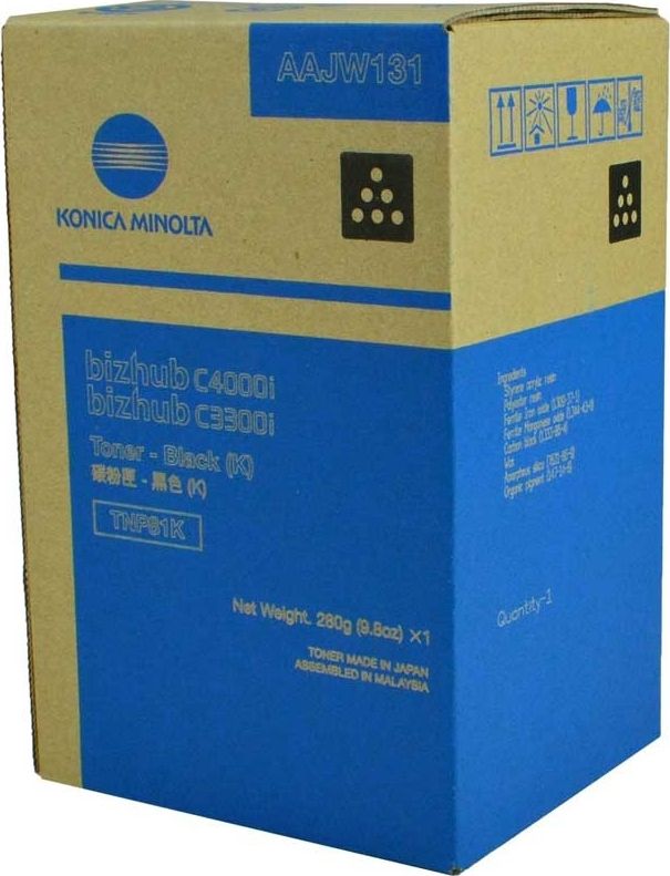 Картридж для лазерного принтера Konica Minolta TNP-81K AAJW151 Black, оригинальный