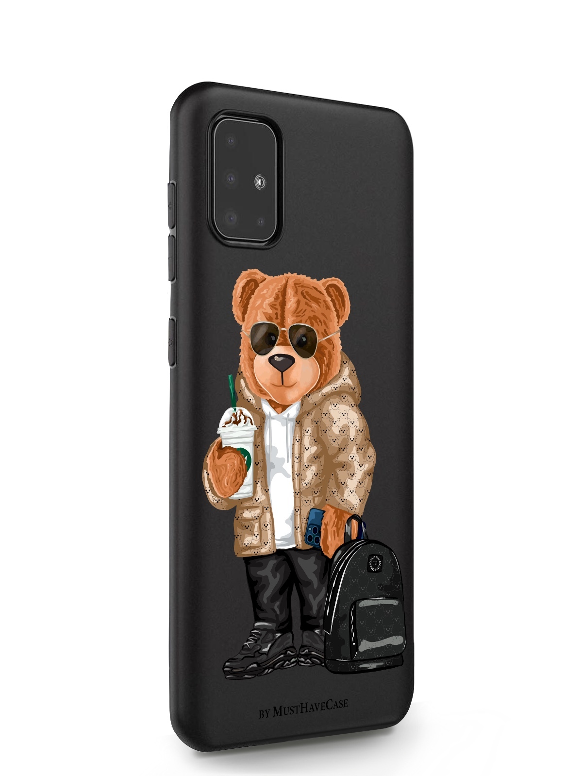 Чехол MustHaveCase для Samsung Galaxy A51 Tony Style в очках черный