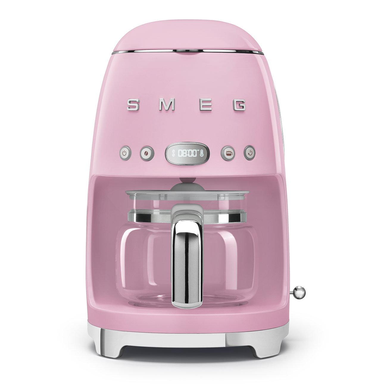 Кофеварка капельного типа Smeg DCF02PKEU розовая