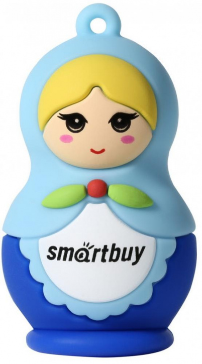 Флешка SmartBuy Wild 16ГБ Blue (SB16GBDoll)