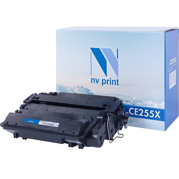 Картридж для лазерного принтера NV Print CE255X черный