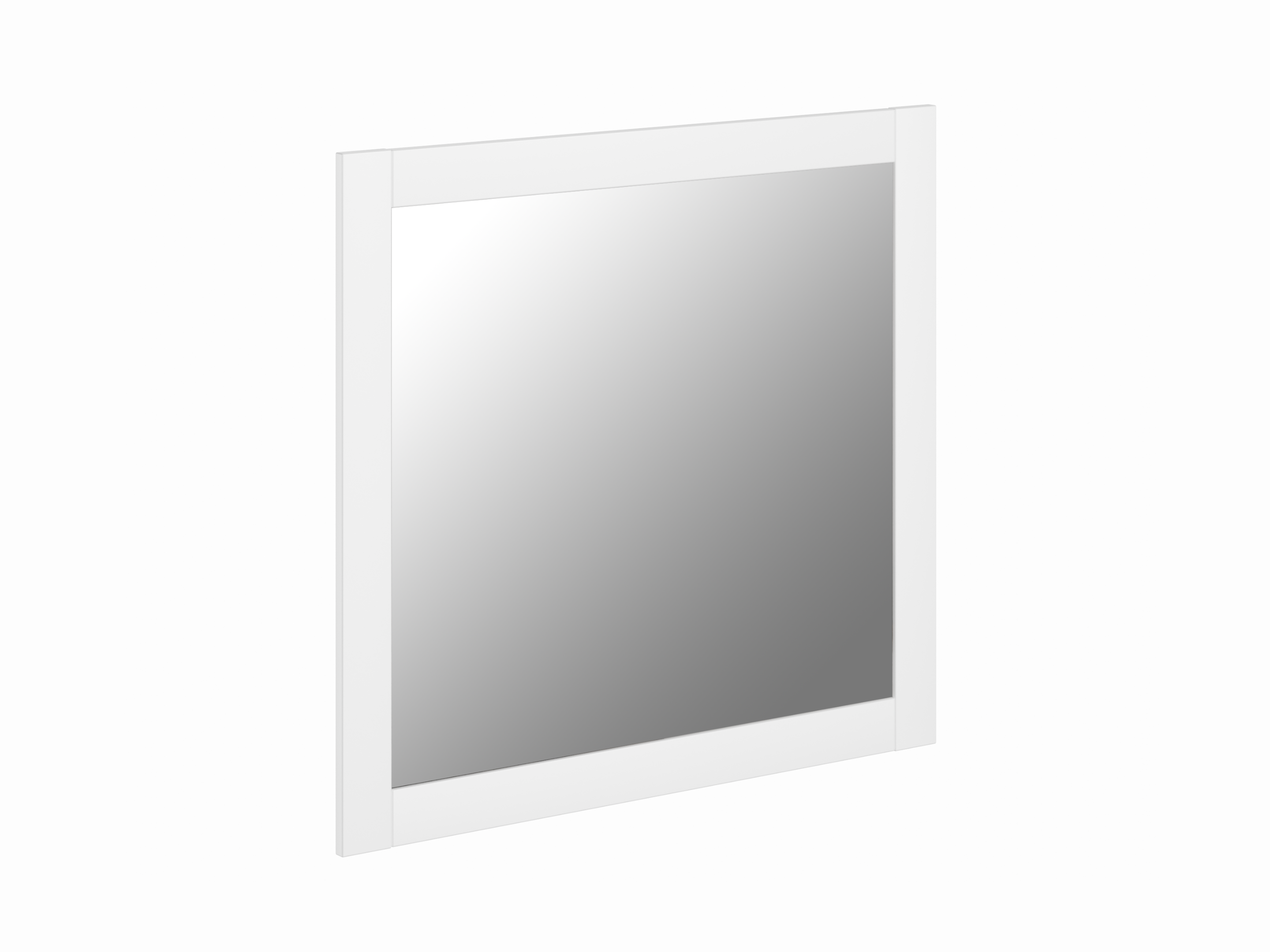 Зеркало Шведский Стандарт СИРИУС 78х78х1 см, белое