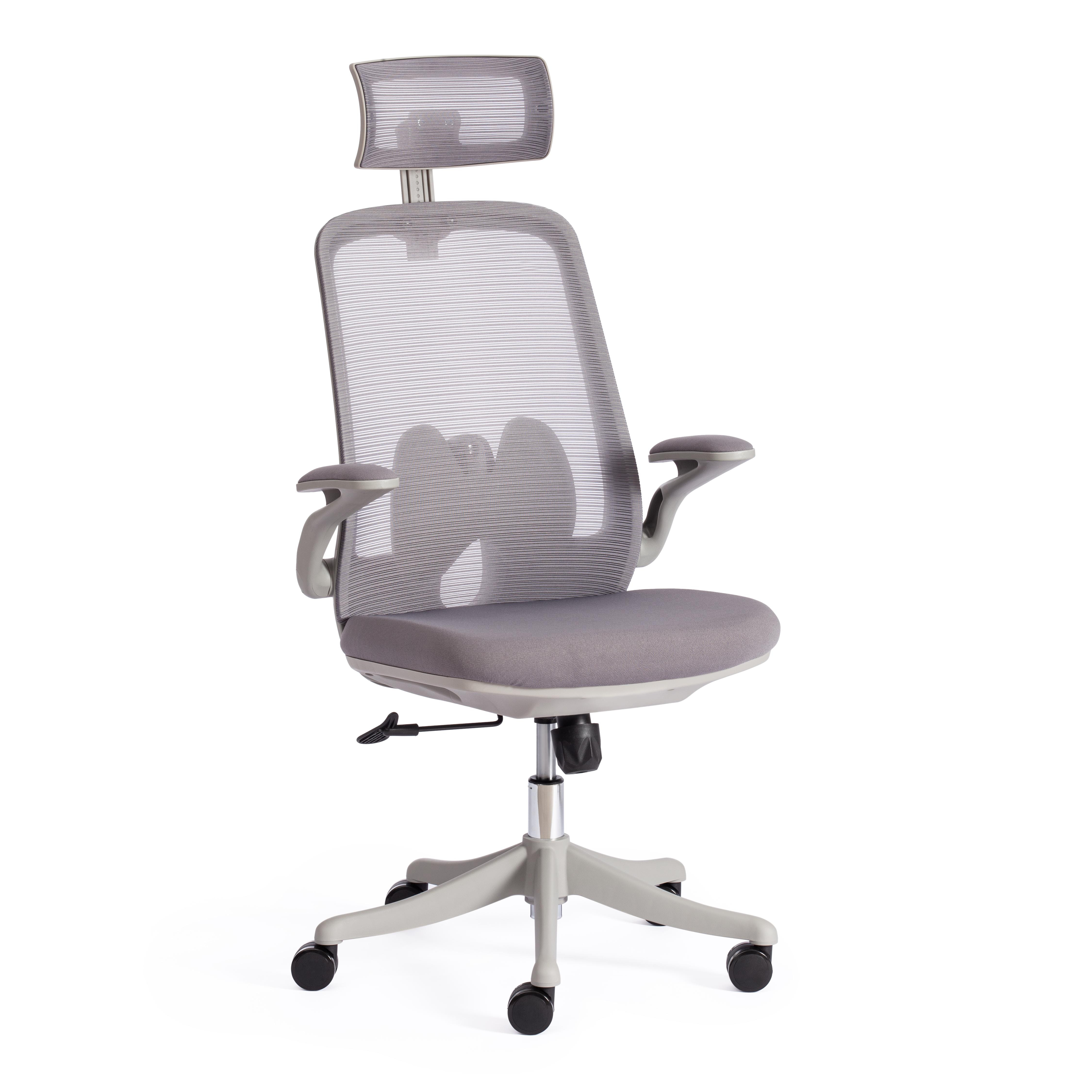 Кресло компьютерное офисное на колесиках ортопедическое Tetchair MESH серый