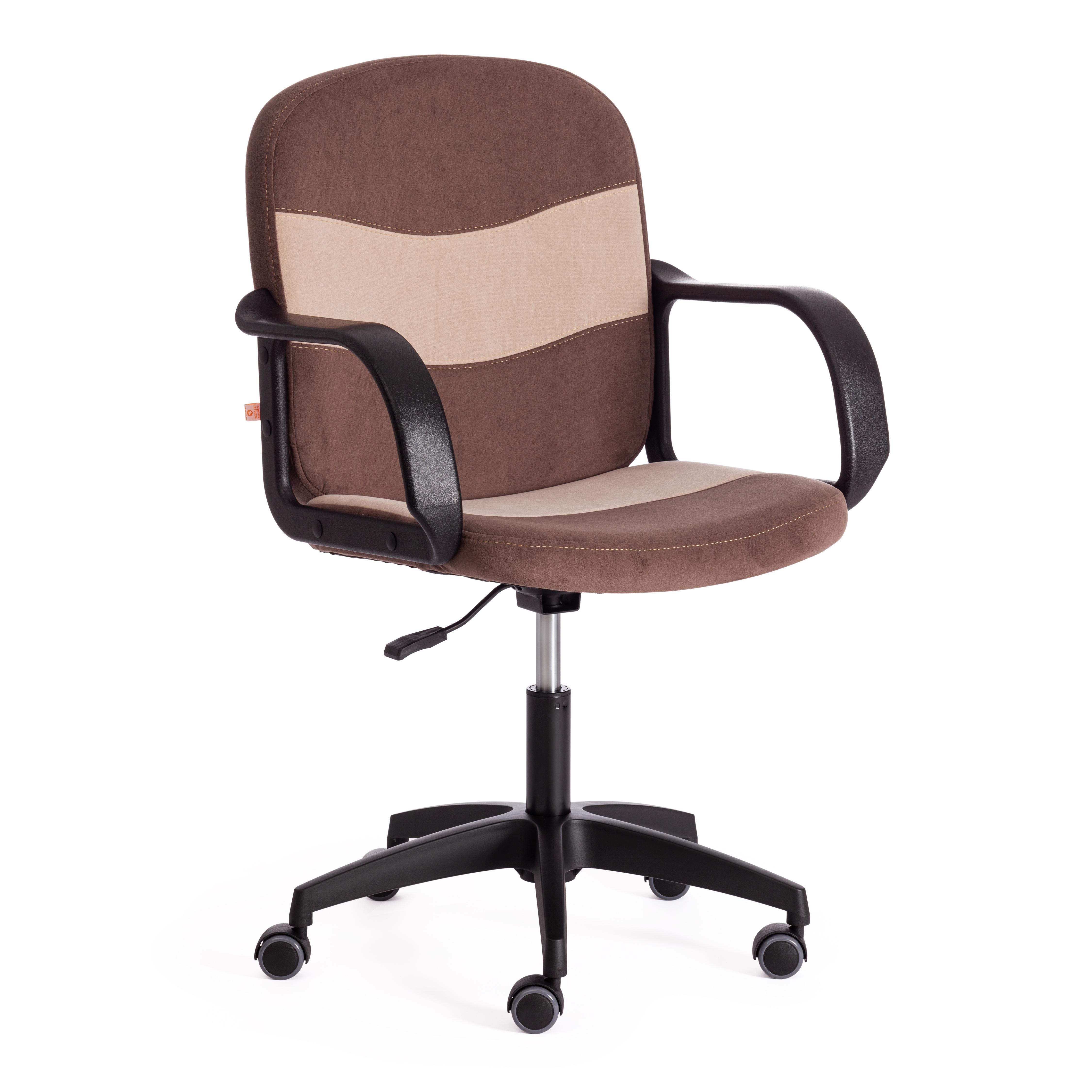 Кресло компьютерное офисное на колесиках Tetchair BAGGI PA коричневый