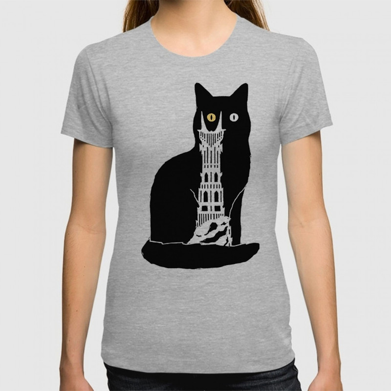 Футболка женская Dream Shirts Влестелин Колец - Всевидящее Око серая 2XL
