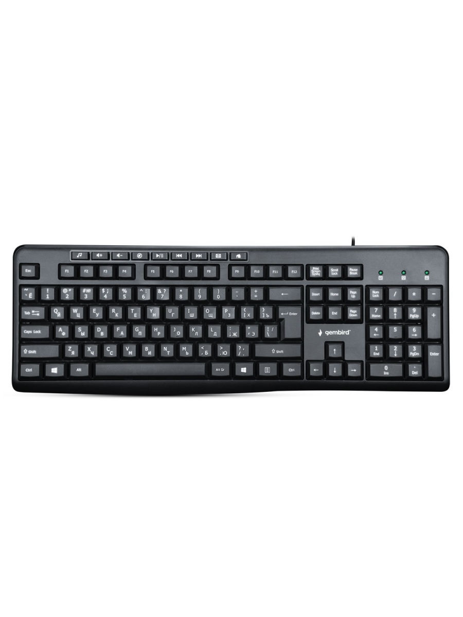 Проводная клавиатура Gembird KB-8440M Black