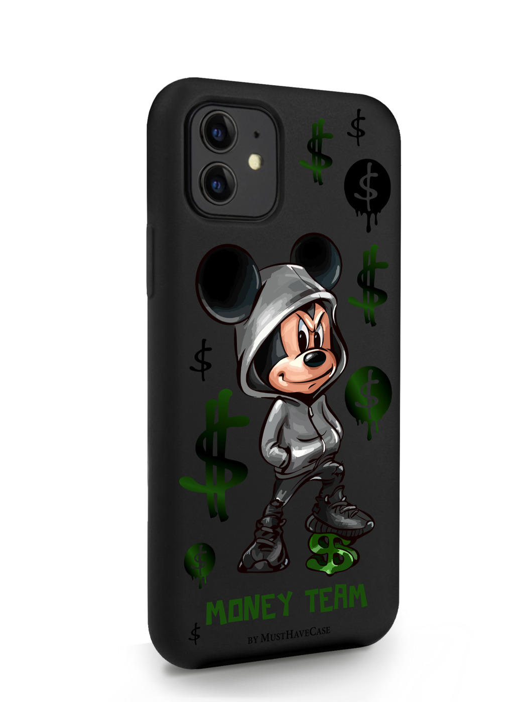 Чехол MustHaveCase для iPhone 11 Богатый Мышонок черный