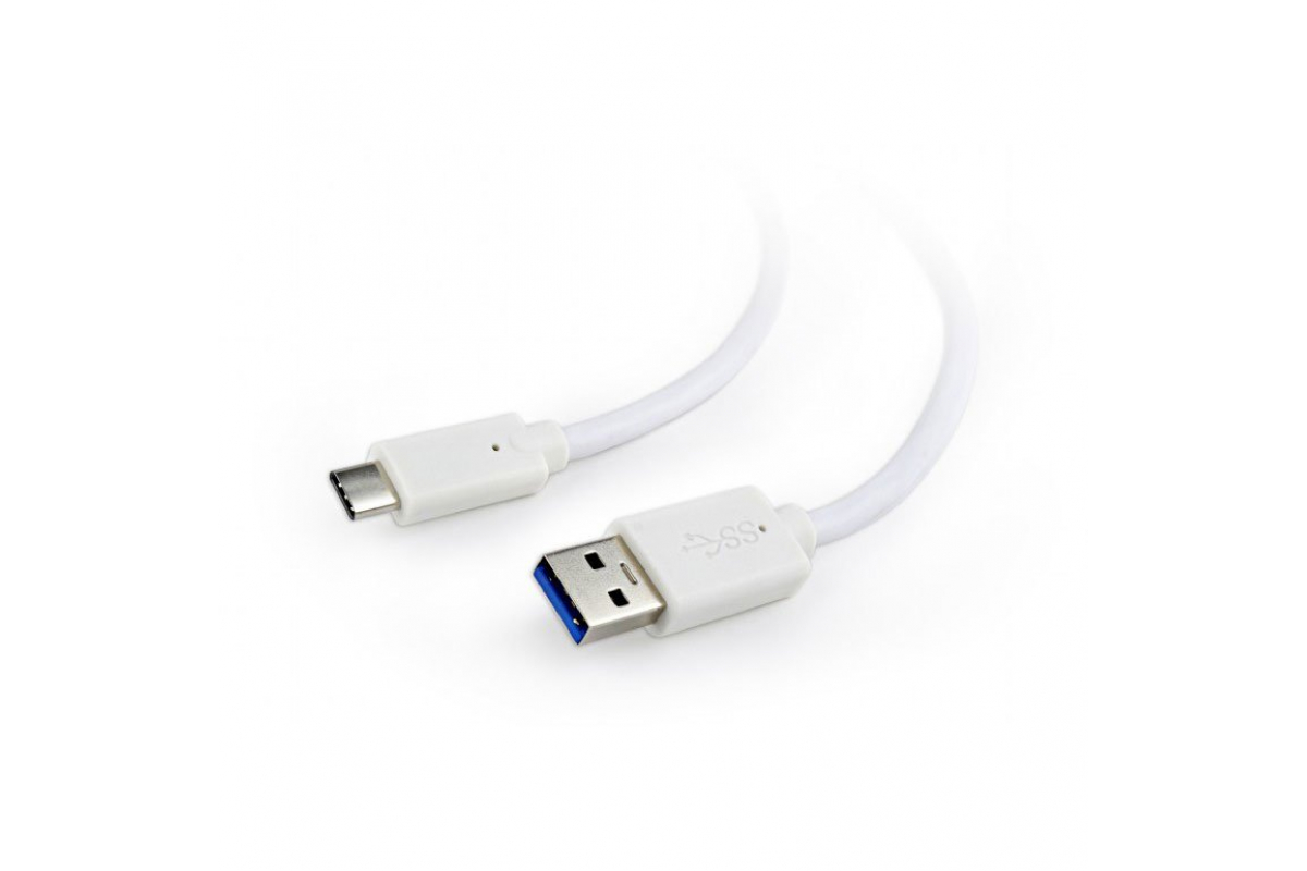 Кабель Cablexpert USB Type-C CCP-USB3-AMCM-1M-W