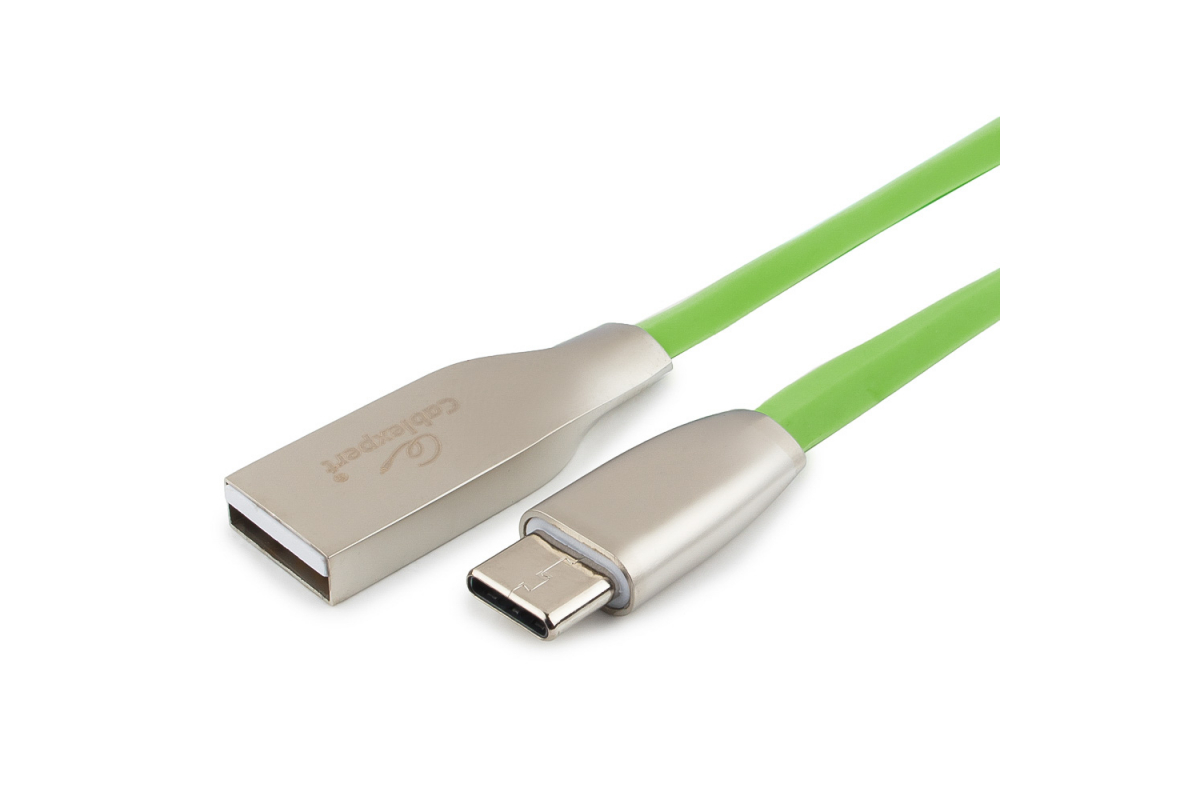 Кабель Cablexpert USB Type-C CC-G-USBC01Gn-1M