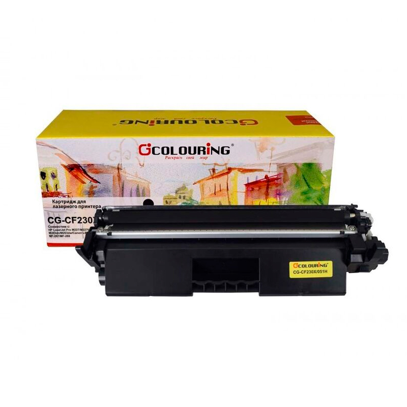 Картридж для лазерного принтера COLOURING (CG-CF230X/051H) черный, совместимый