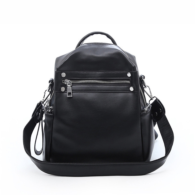 Рюкзак женский 01232205-08 черный, 28х20х11 см