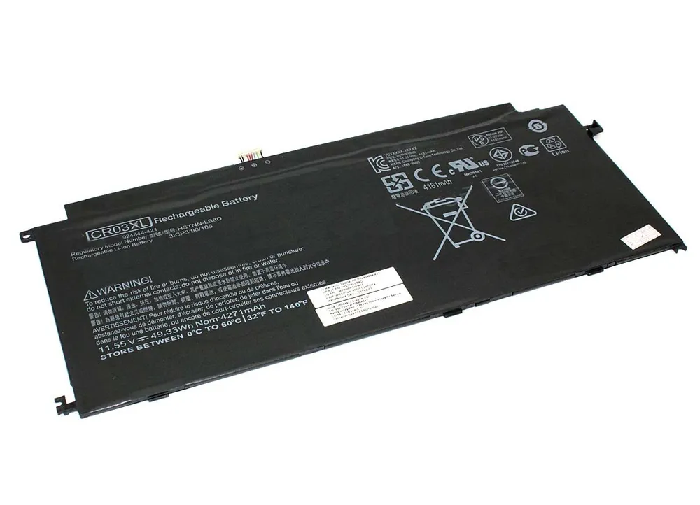 Аккумуляторная батарея для ноутбука HP 924844-421 CR03XL 11.55V/13.2V 4181mAh