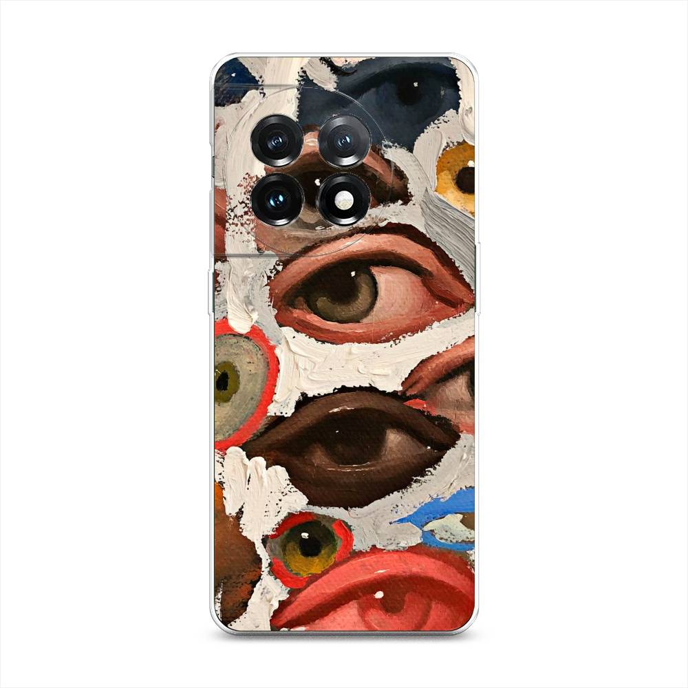 Чехол Awog на OnePlus 11 "Глаза масляная живопись"
