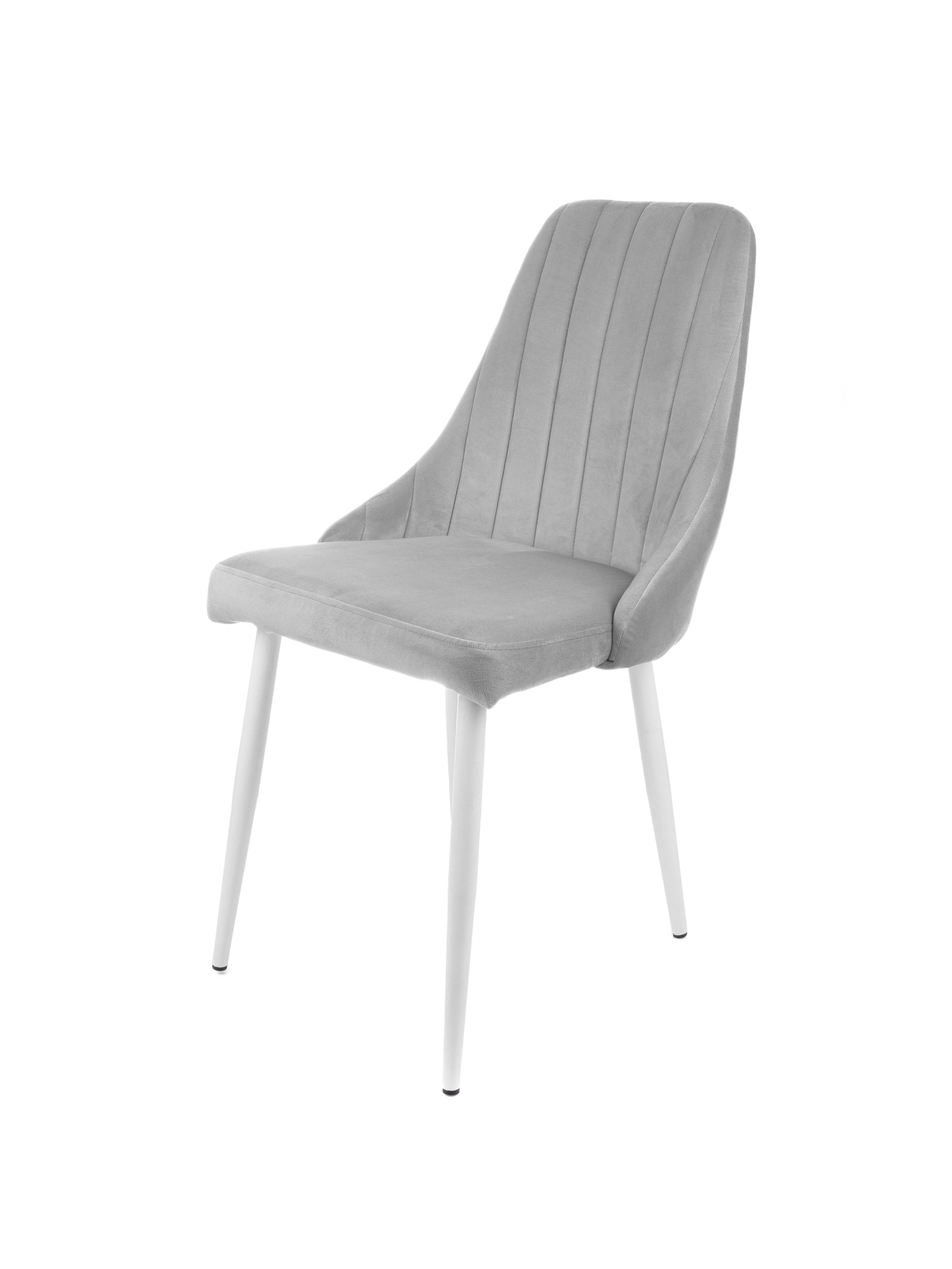 Комплект стульев Рим, 23070781 серый/белый (2 шт)