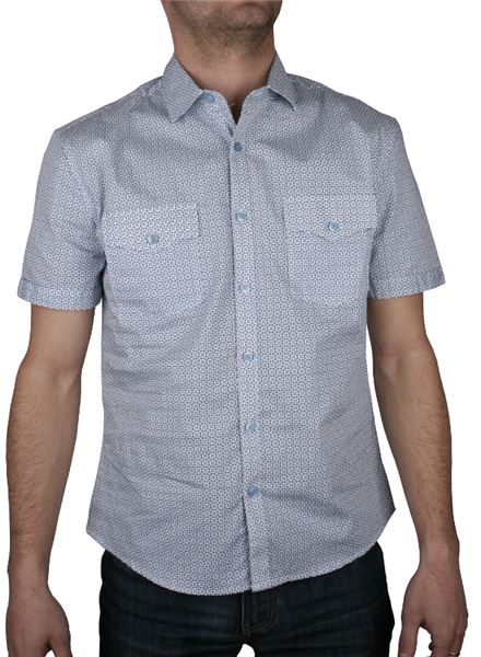 Рубашка мужская Maestro Impulse 43-K бирюзовая 42/178-186
