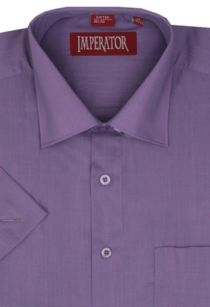 Рубашка мужская Imperator Plum-K sl. фиолетовая 38/170-178
