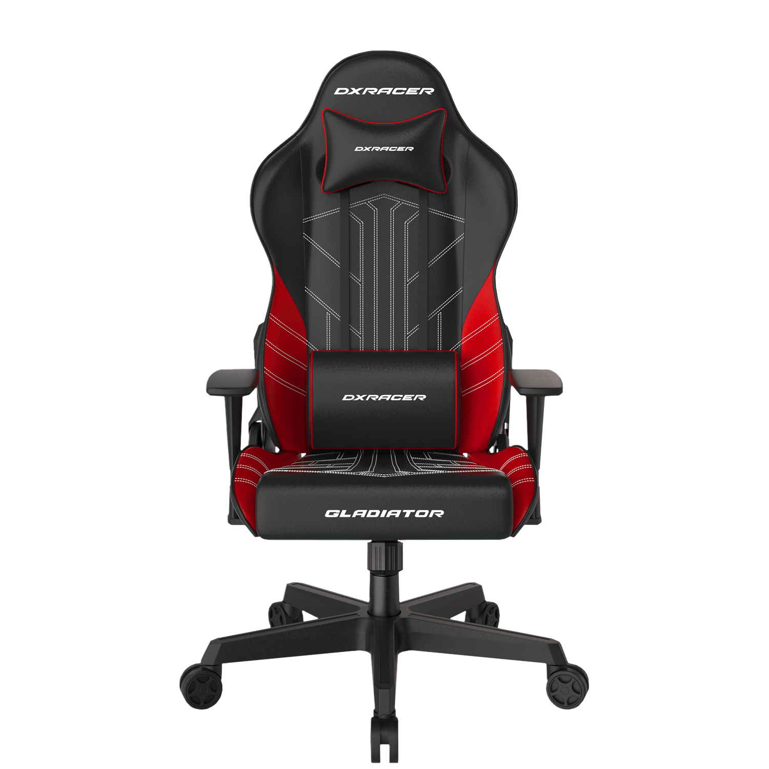 Кресло компьютерное игровое DXRacer OH/G8000/NR черный, красный