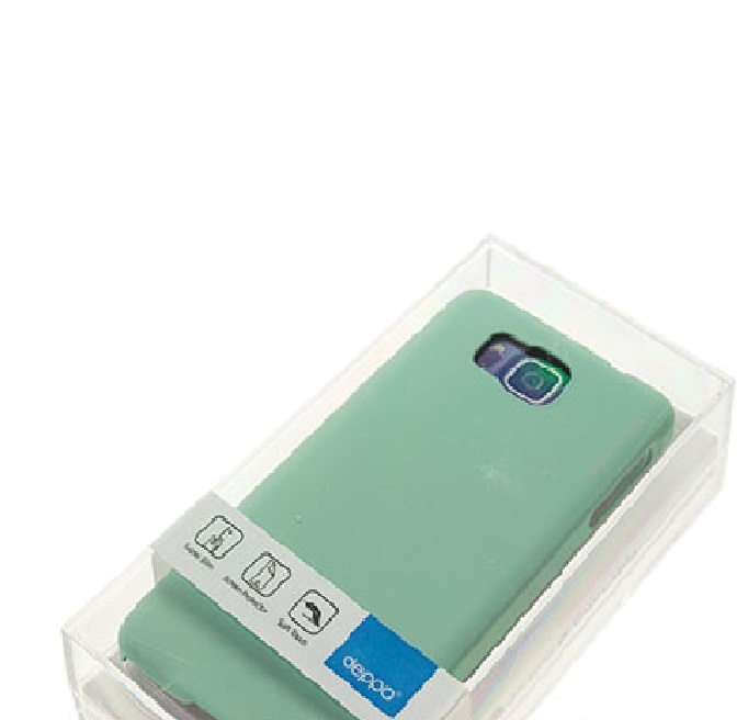 Накладка Air Case для Samsung Galaxy G850 Alpha + защитная пленка, мятная, Deppa