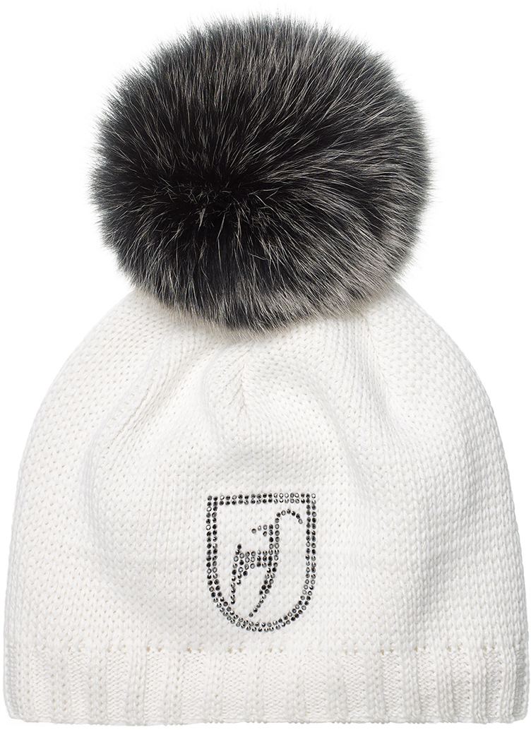 Шапка бини женская Toni Sailer Beanie Fur (20/21) Bright white, р.one size