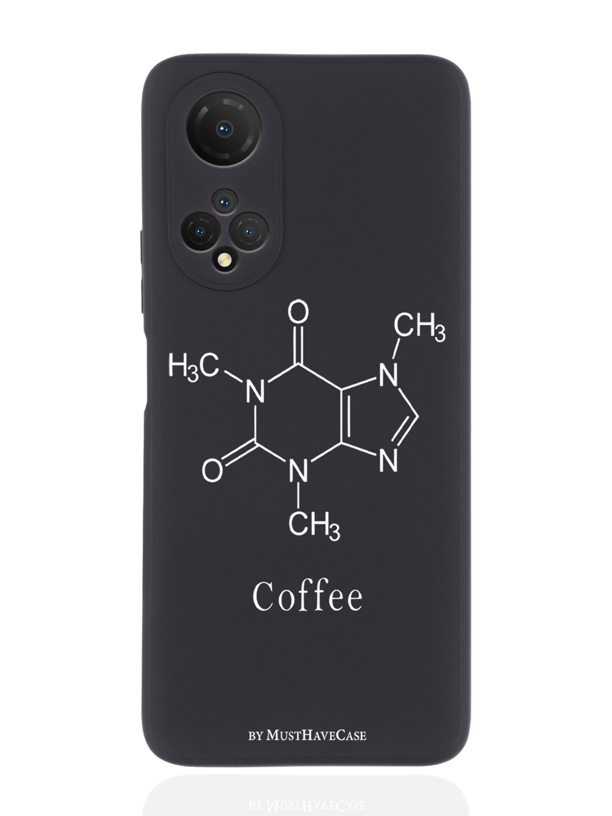 Чехол MustHaveCase для Honor X7 Молекула кофе черный