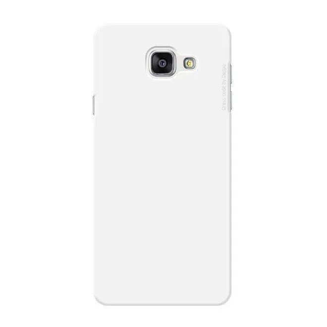 Накладка Air Case для Samsung Galaxy A7 (2016) + защитная пленка, белая, Deppa