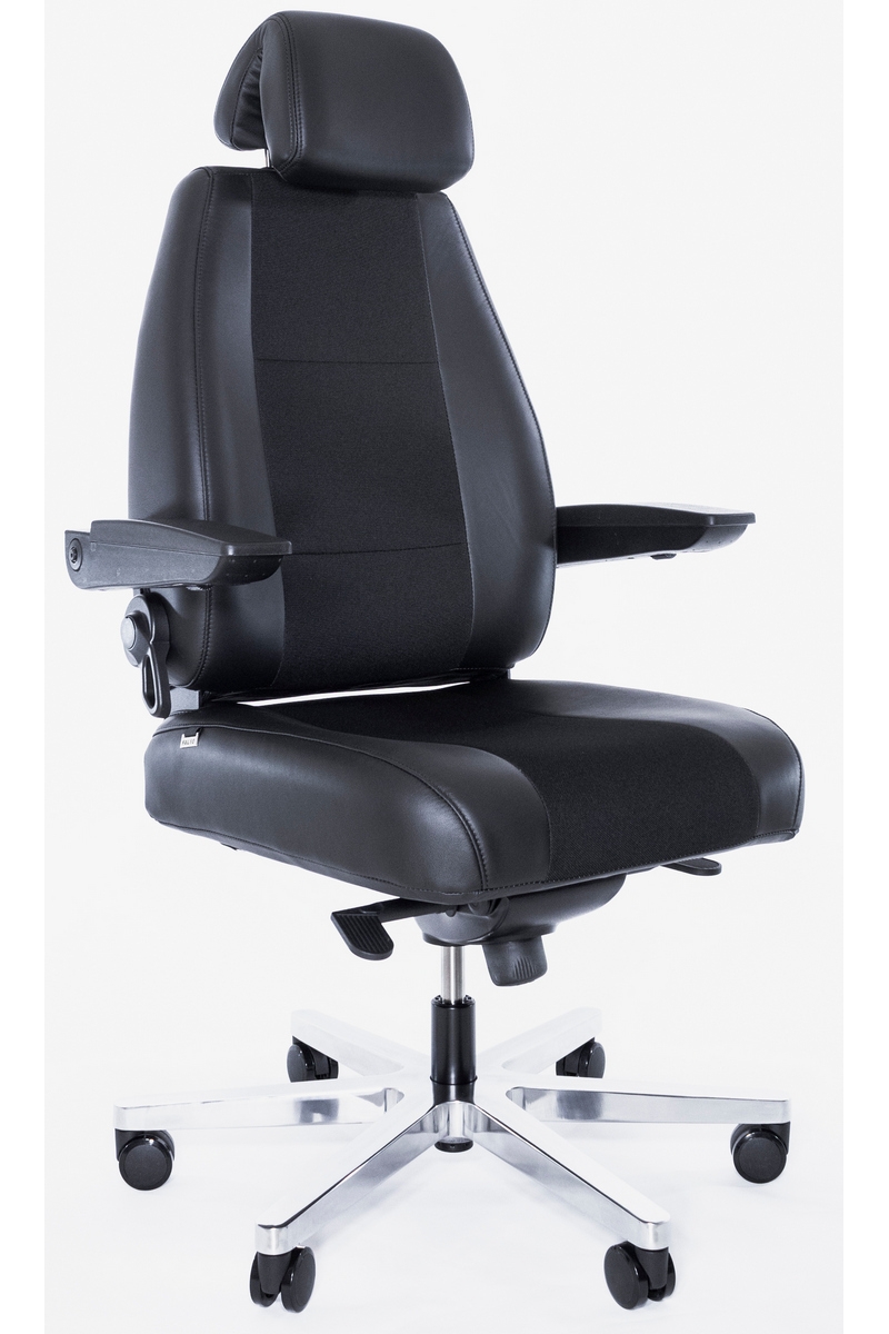 Эргономичное офисное кресло Falto Profi Dispatcher XXL 1502-2H - черное