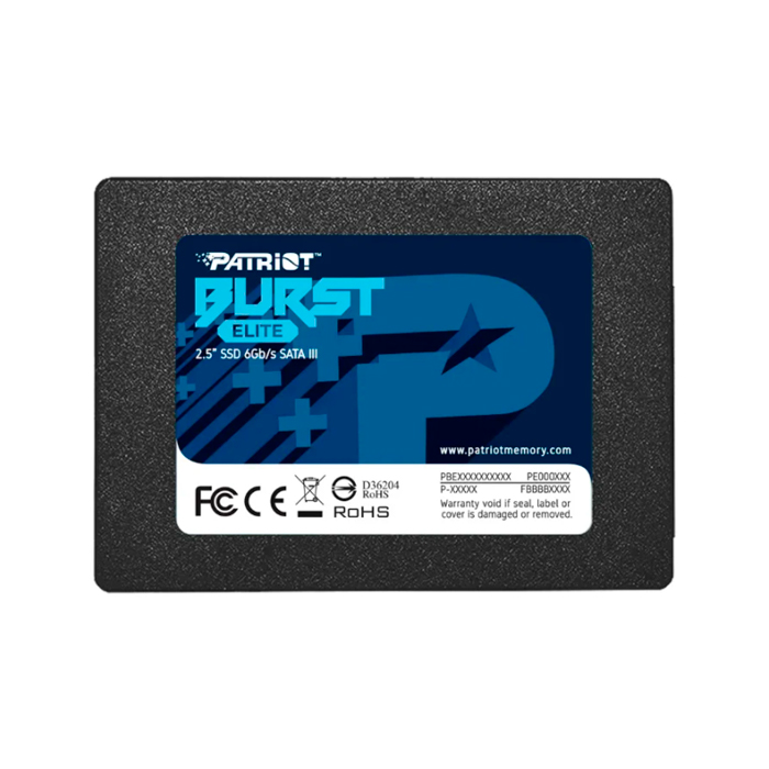SSD накопитель Patriot Memory Burst Elite 2.5" 240 ГБ (PBE240GS25SSDR)