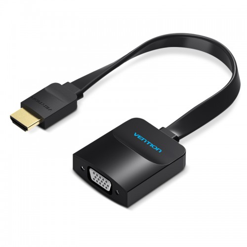 Адаптер Vention HDMI-VGA, M-F 0,15м Black (ACKBB)