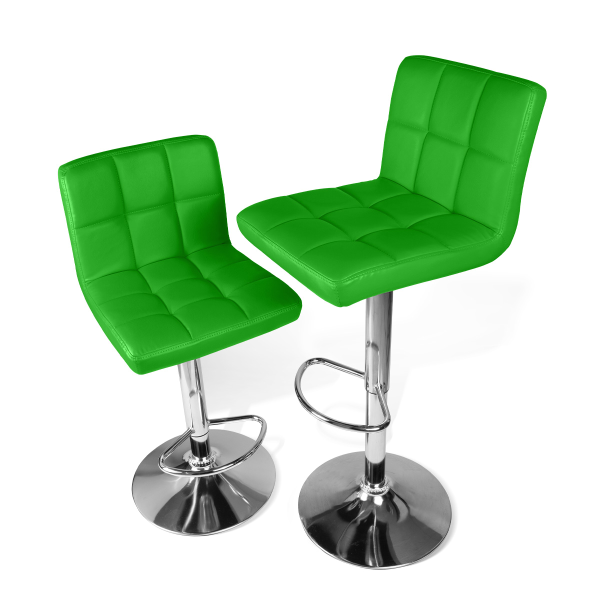 Комплект барных стульев Ergozen Loft 2 шт, зелёный