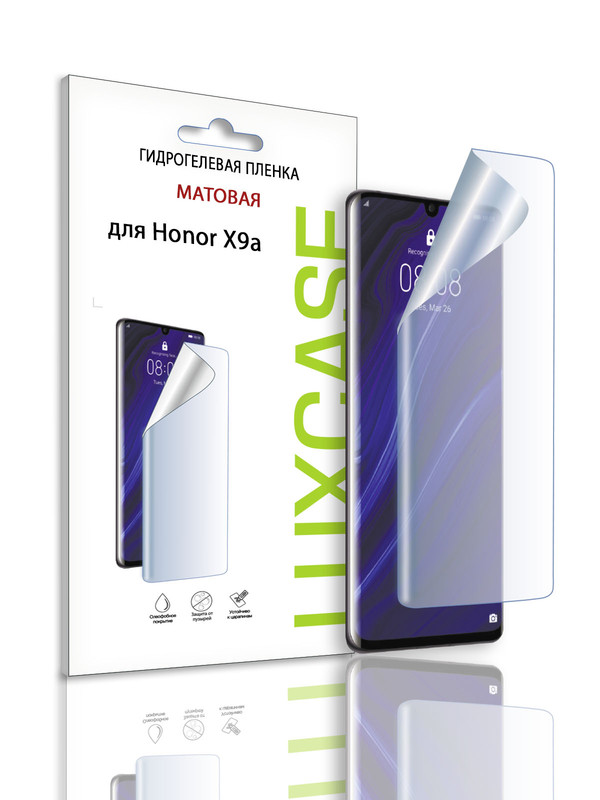 Матовая гидрогелевая пленка LuxCase на экран Honor X9a, 92757