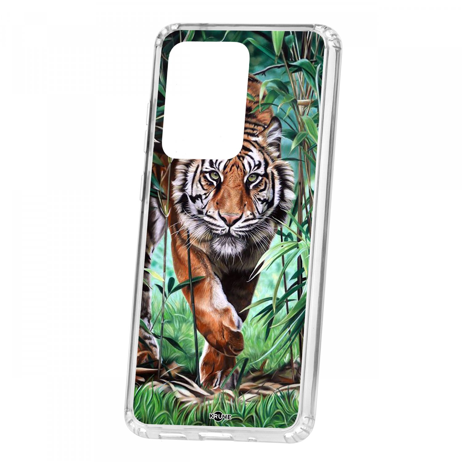 Чехол для Samsung Galaxy S20 Ultra КRUЧЕ Print Крадущийся тигр