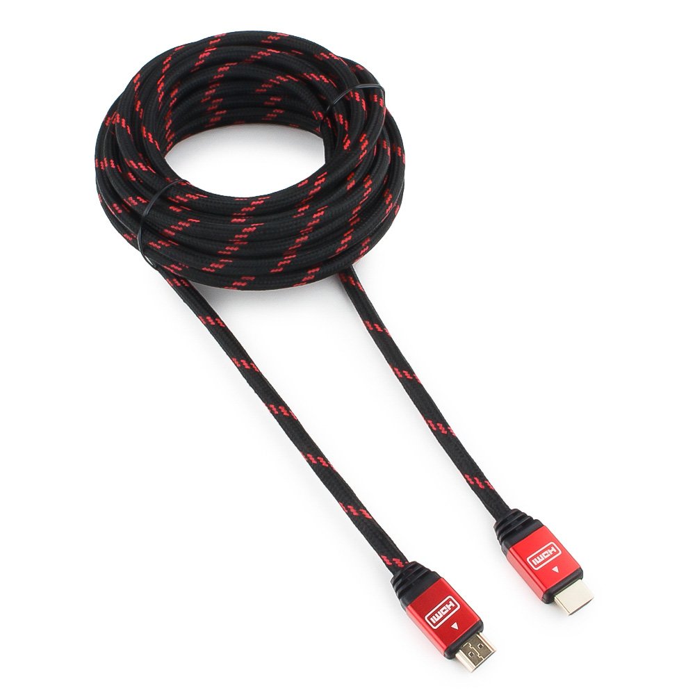 Кабель Cablexpert CC-G-HDMI02-10M HDMI - HDMI 10м Black/Red