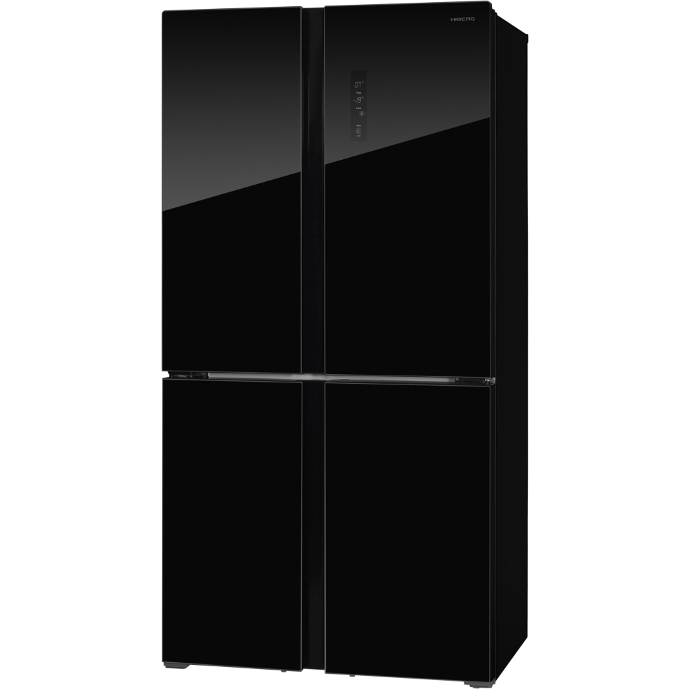 Холодильник Hiberg RFQ-555DX NFGB черный