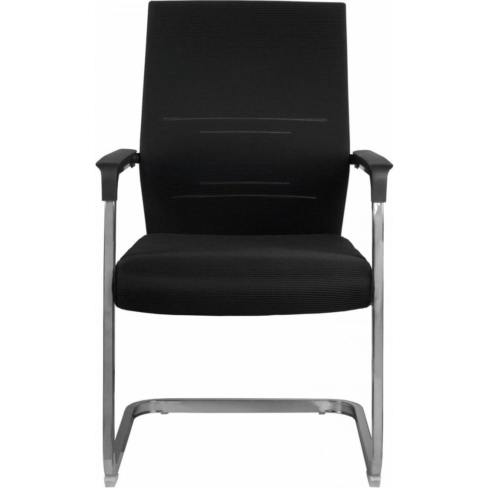 RIVA Chair Кресло RCH D818 Чёрная сетка на полозьях УЧ-00000868