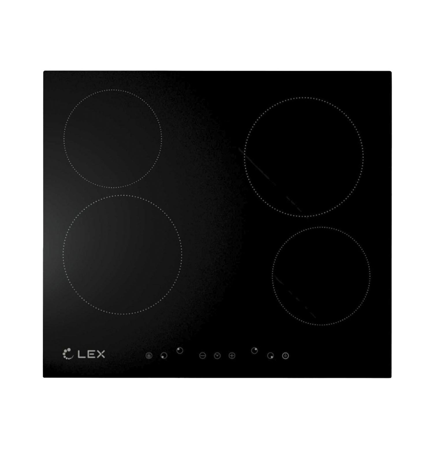 Встраиваемая варочная панель электрическая LEX EVH 640 BL черный